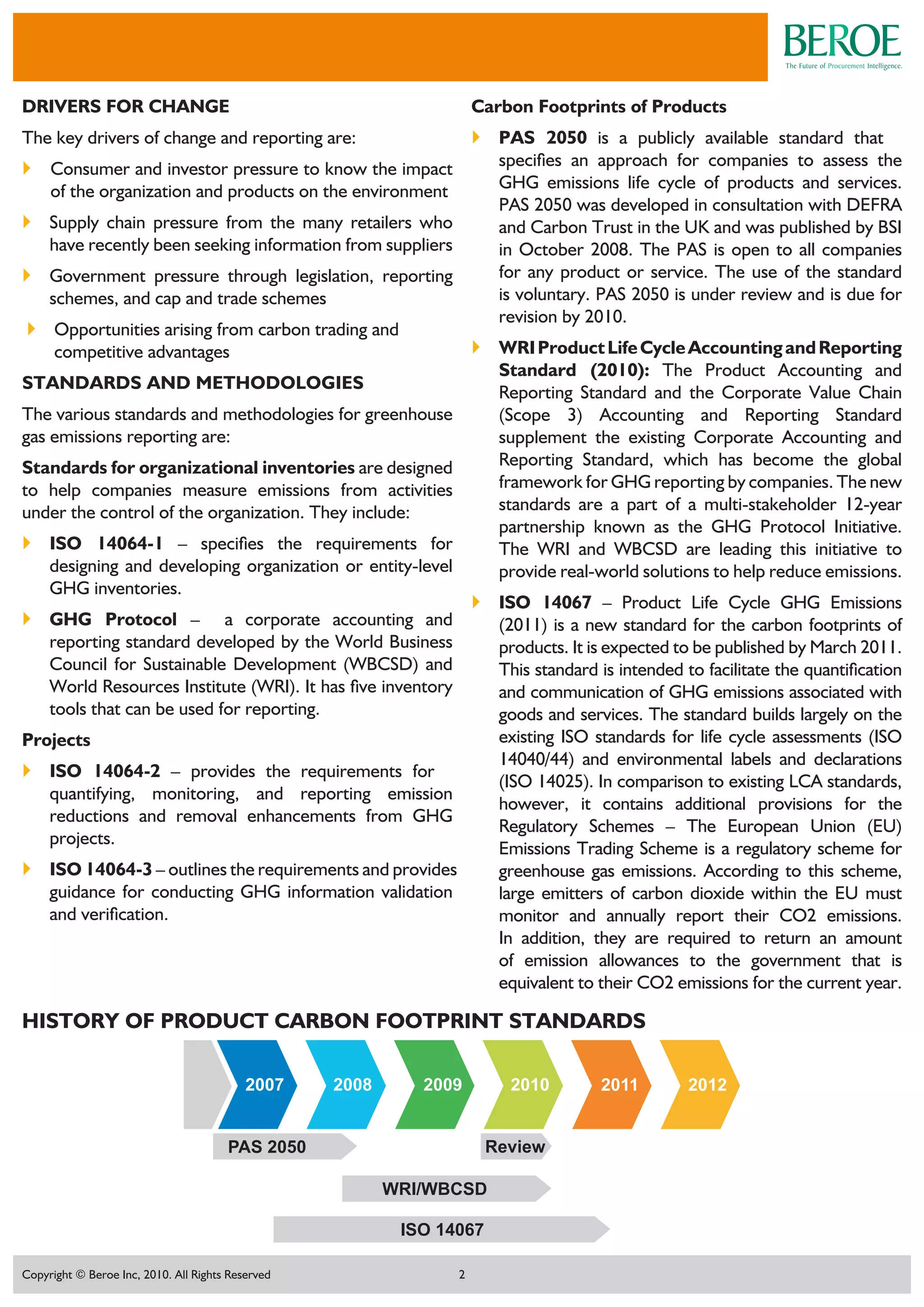 Green House Gas Emission – Reporting Standards | PDF | Environmental ...