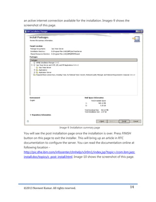 Whitepaper on Installation and configuration if IBM RTC 3.0.1.2 on Windows Server 2008 R2 x64 ...