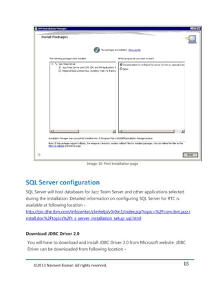 Whitepaper on Installation and configuration if IBM RTC 3.0.1.2 on Windows Server 2008 R2 x64 ...