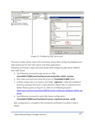 Whitepaper on Installation and configuration if IBM RTC 3.0.1.2 on ...