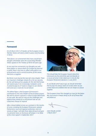White paper on the future of Europe (CE) | PDF