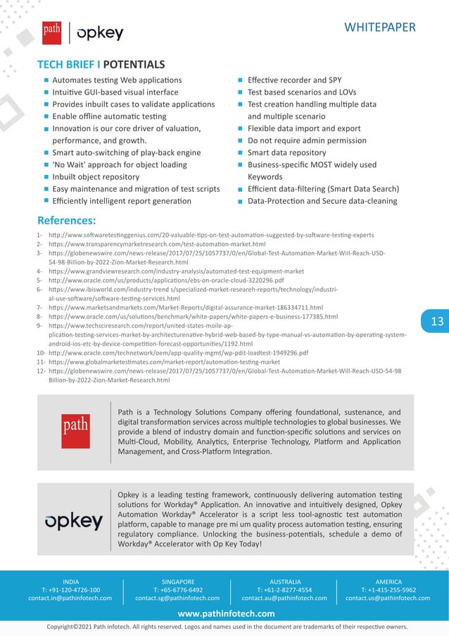 Whitepaper oracle applications_updated with new opkey logo | PDF