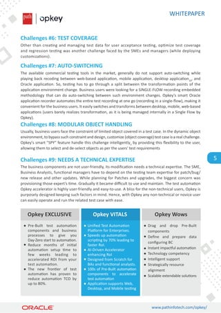 Whitepaper oracle applications_updated with new opkey logo | PDF