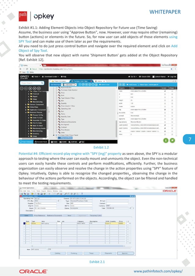 Whitepaper oracle applications_updated with new opkey logo | PDF