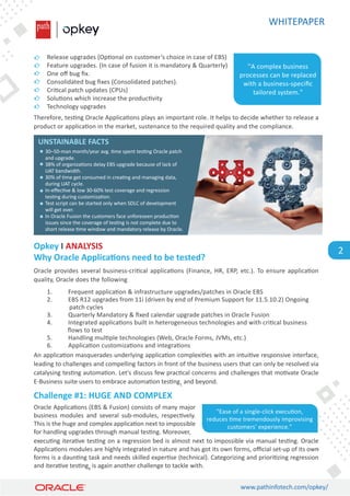 Whitepaper oracle applications_updated with new opkey logo | PDF