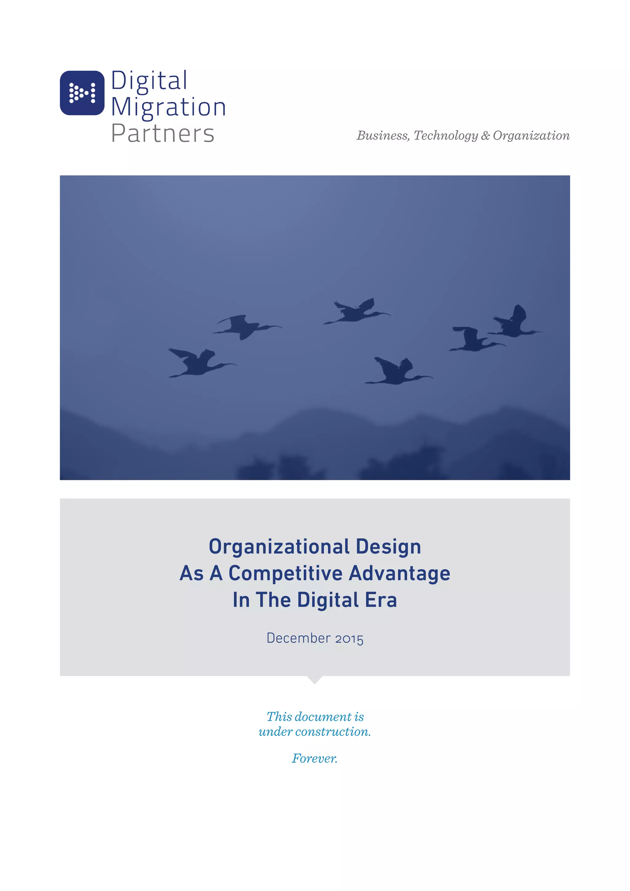 White Paper Organizational Design | PDF