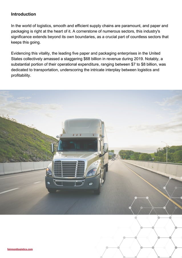 Fairmont Logistics Whitepaper Paper & Packaging | PDF