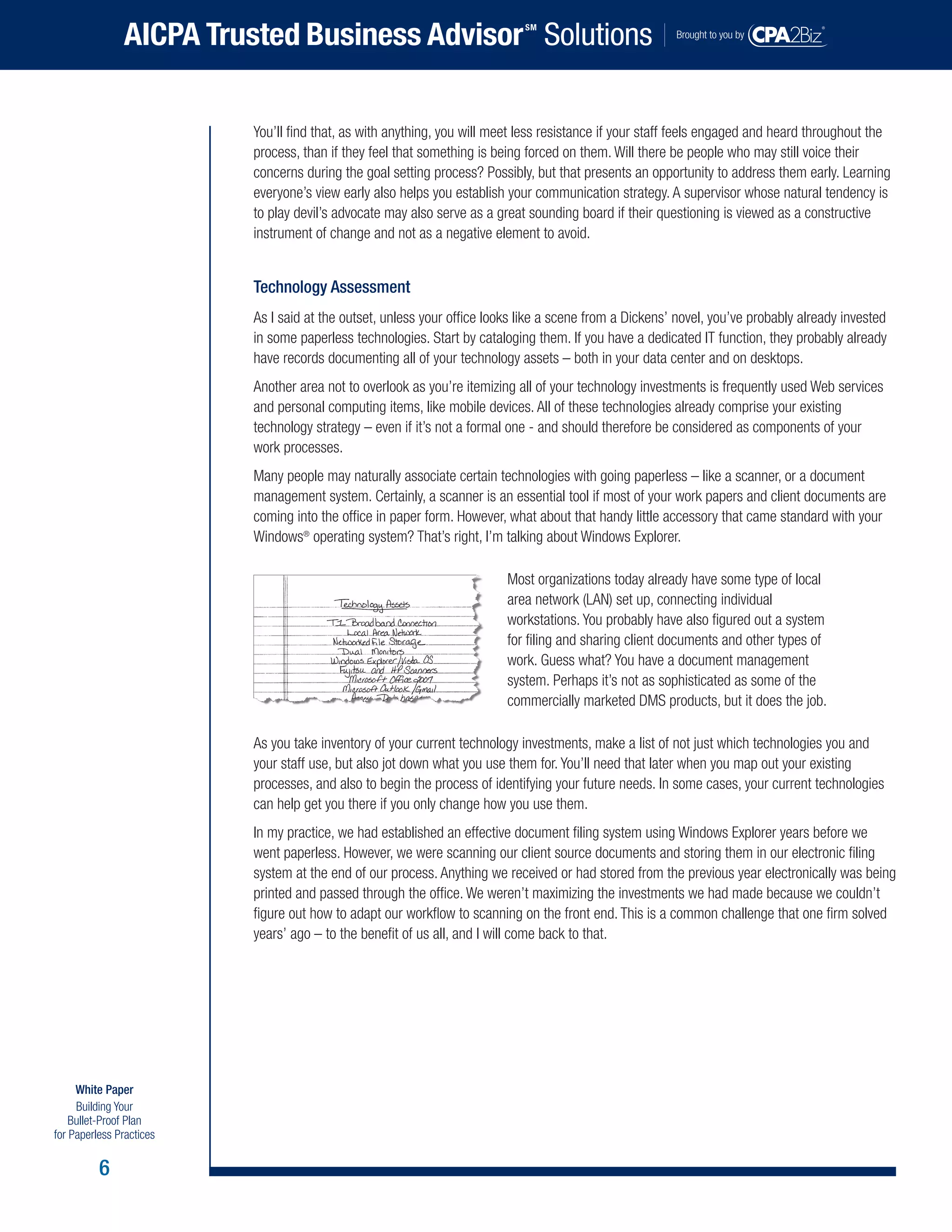 White paper plan_for_paperless | PDF