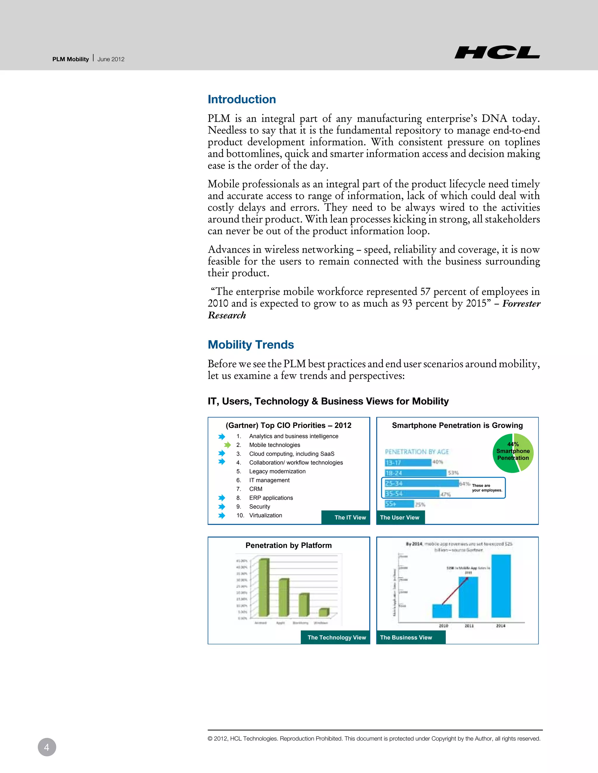 HCLT Whitepaper: PLM Mobility | PDF