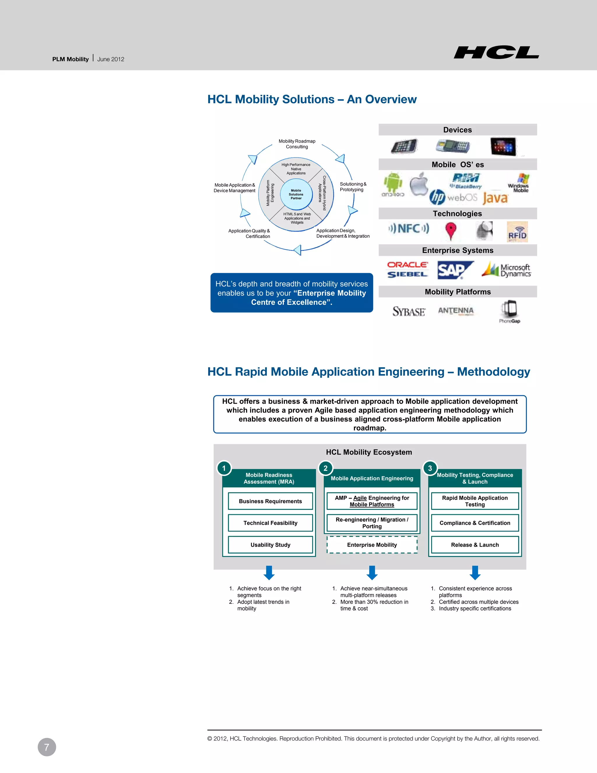 HCLT Whitepaper: PLM Mobility | PDF