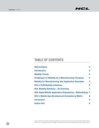 HCLT Whitepaper: PLM Mobility | PDF