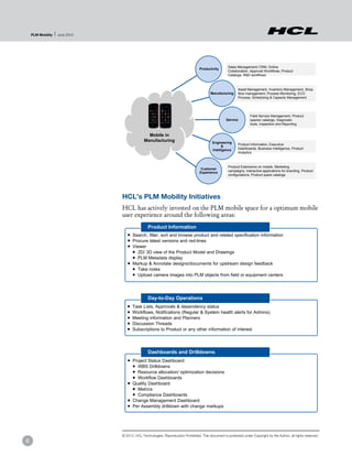 HCLT Whitepaper: PLM Mobility | PDF