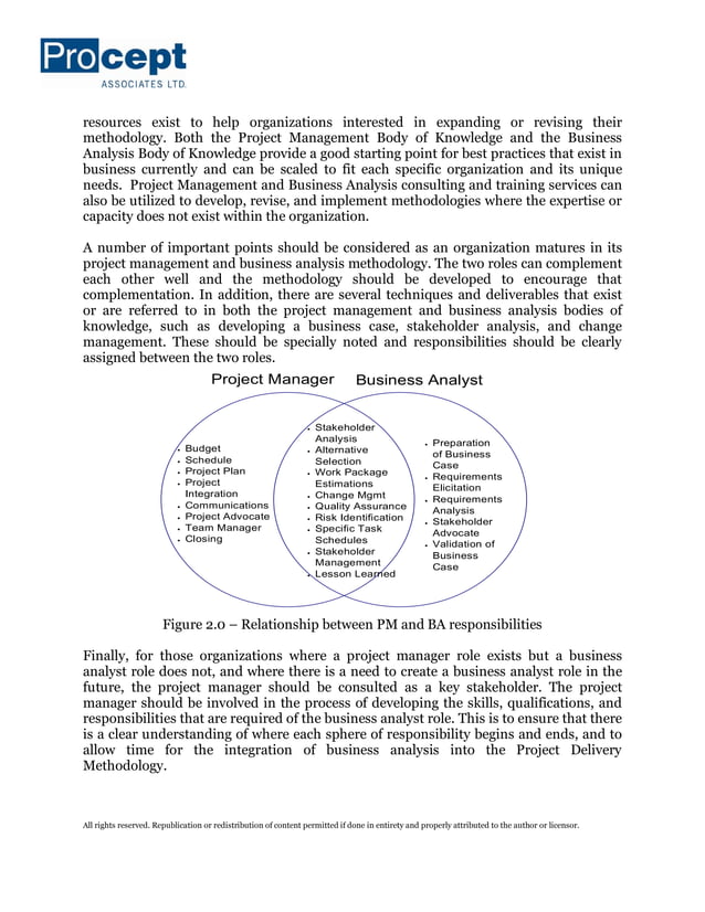 White Paper:Project Management And Business Analysis Maturity | PDF