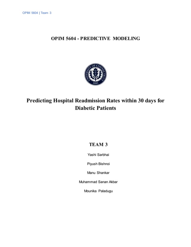 Predictive Modeling: White Paper | PDF