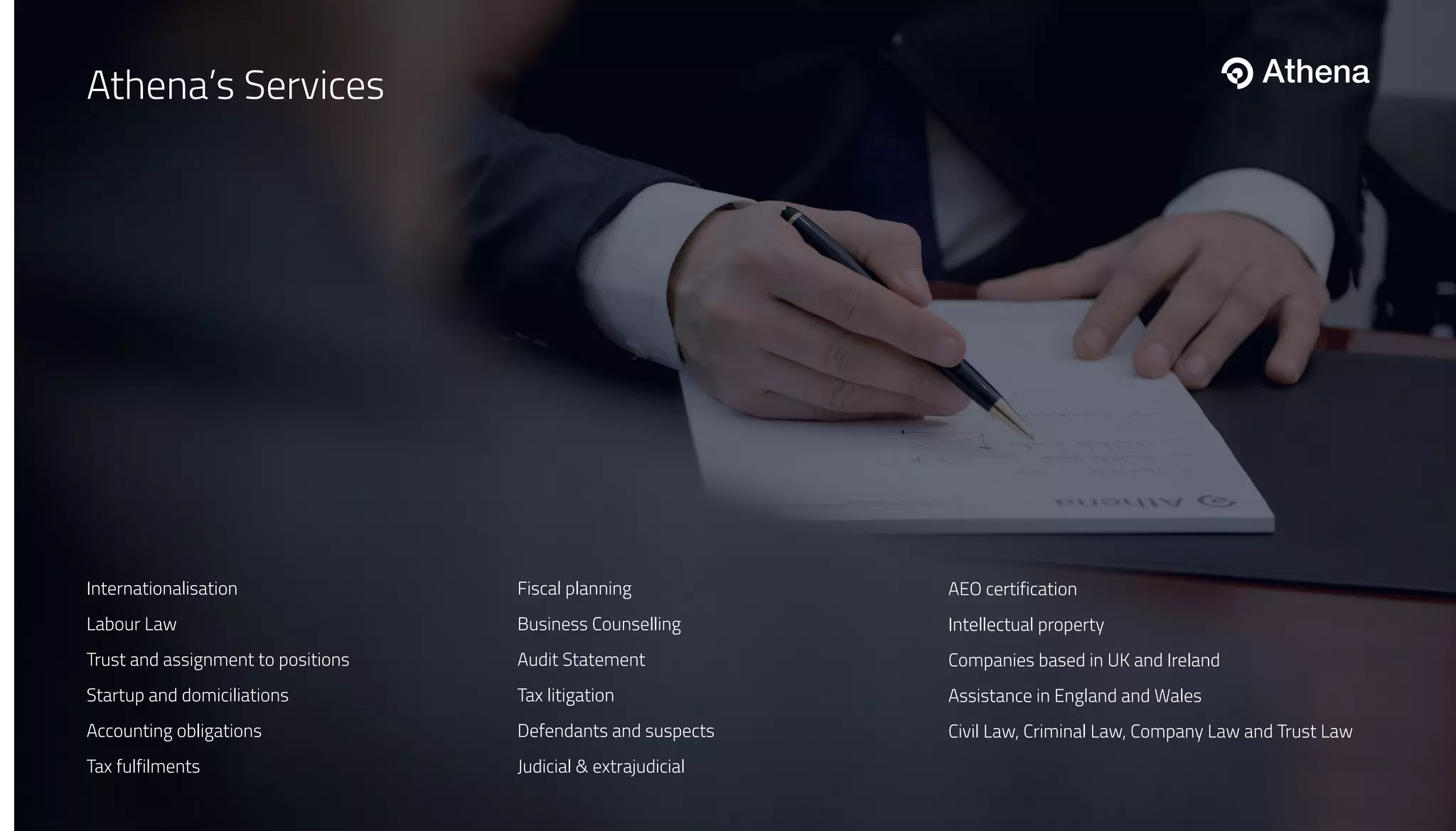 Athena Law - Company Profile ENG | PDF