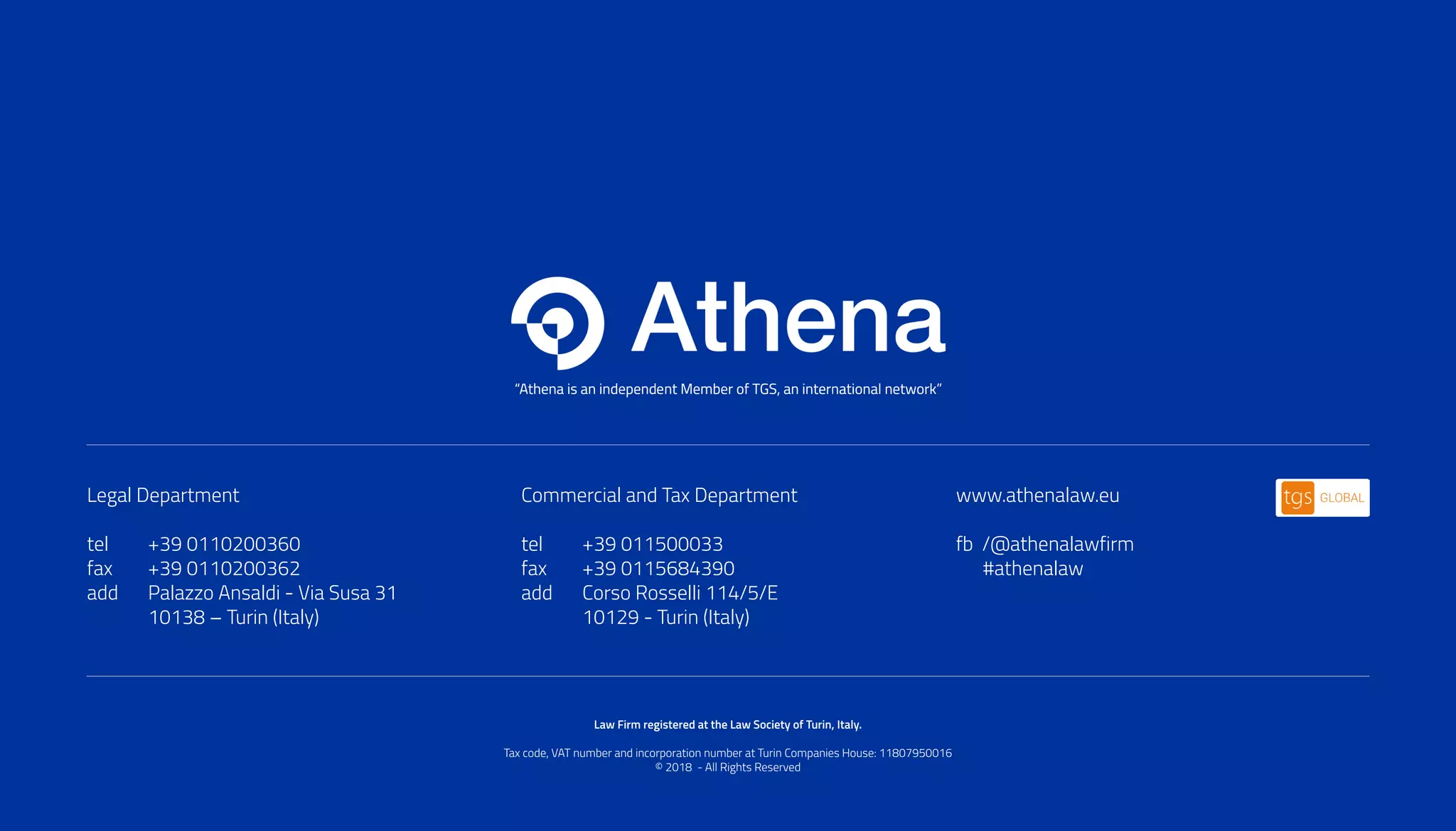 Athena Law - Company Profile ENG | PDF