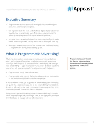 [Whitepaper] Programmatic Recruitment Advertising | PDF