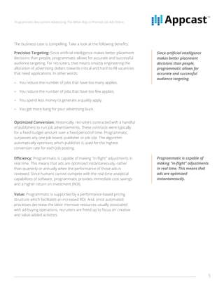[Whitepaper] Programmatic Recruitment Advertising | PDF