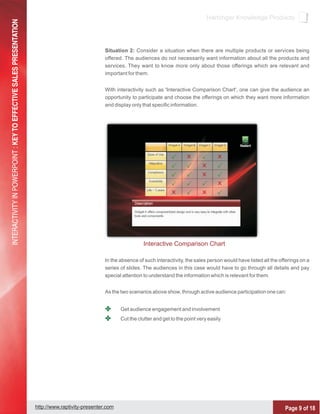 Interactivity in PowerPoint: Key To Effective Sales Presentation | PDF