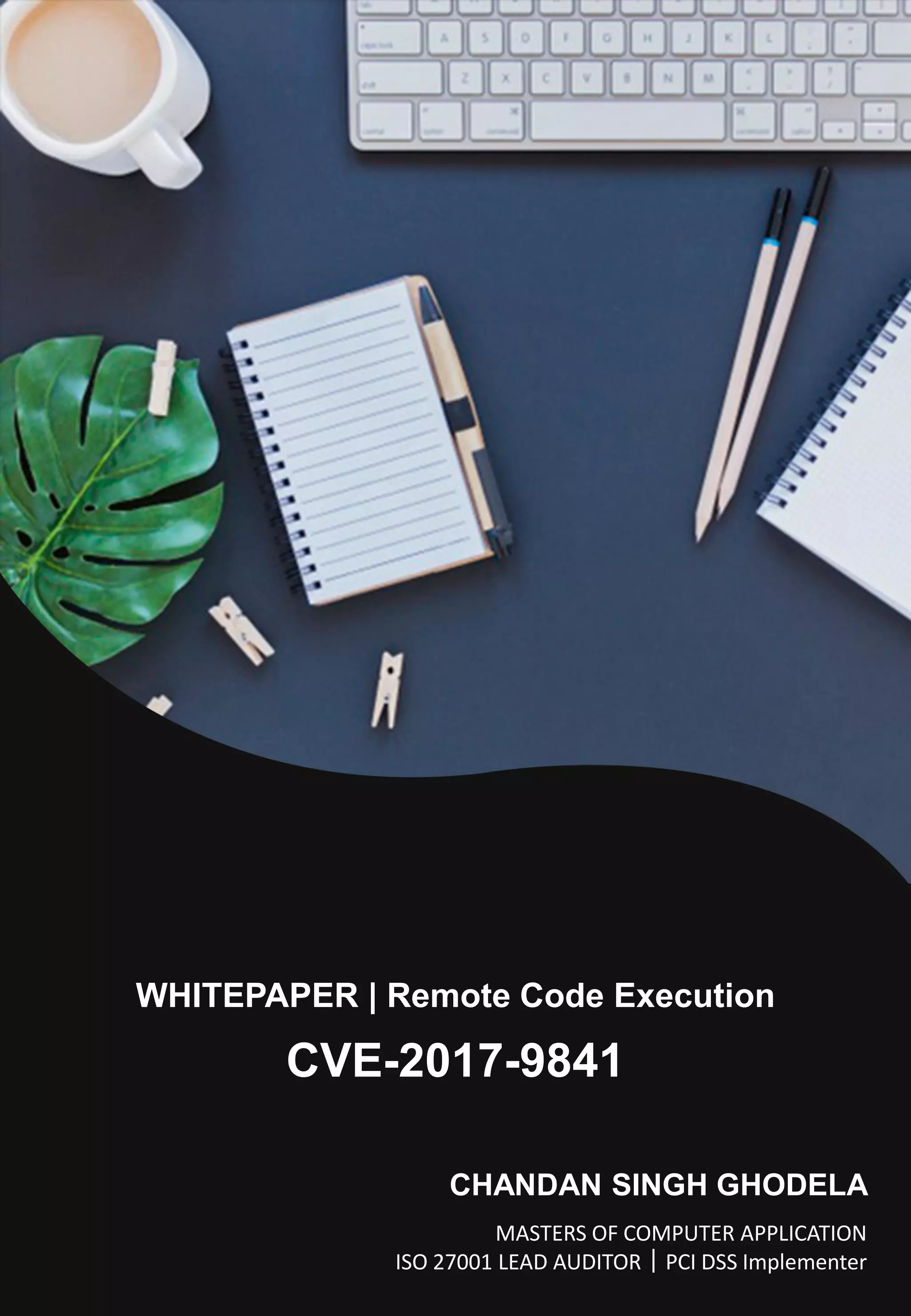 Whitepaper Rce Cve20179841 Remote Code Execution Laravel Pdf