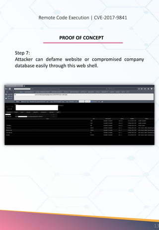 Whitepaper rce cve_2017_9841 | Remote Code Execution Laravel | PDF