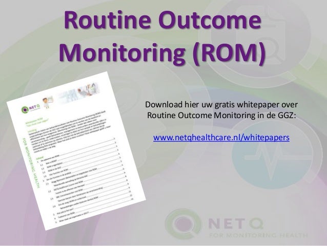 Routine Outcome Monitoring (ROM) in de GGZ: gratis whitepaper