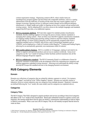 "What Is RUS?" - Requisite Unifying Structure (RUS) - Requisite ...
