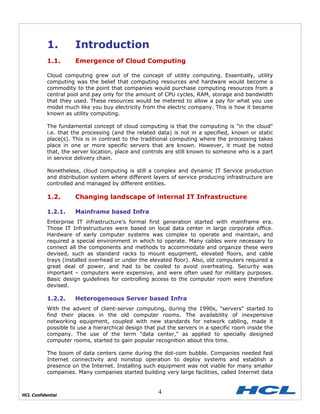 HCLT Whitepaper : ITSM Approach for Clouds | PDF