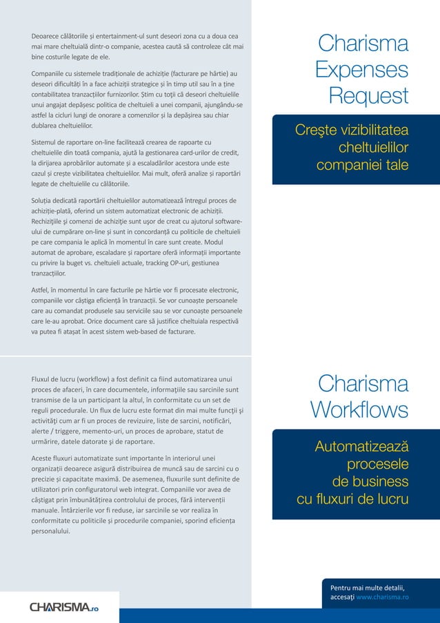 Adauga valoare solutiei tale SAP cu Charisma | PDF