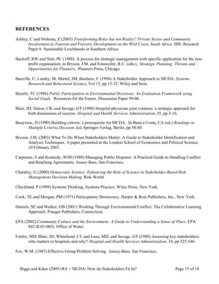 Stakeholder Involvement | PDF