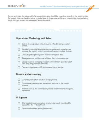 Whitepaper: The ROI of Incentive Compensation Management | PDF