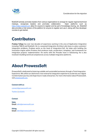 TIBCO BW6 and MuleSoft Anypoint Platform | PDF