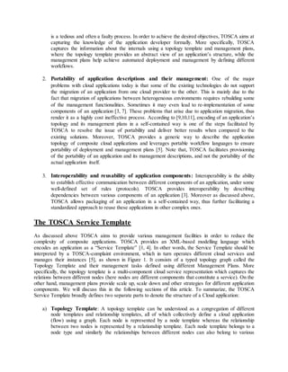 An overview of the OASIS TOSCA standard: Topology and Orchestration ...