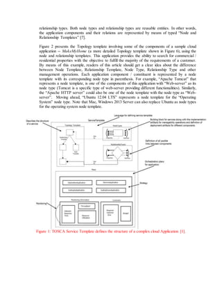 An overview of the OASIS TOSCA standard: Topology and Orchestration ...