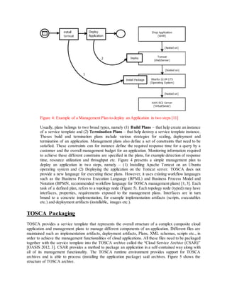 An overview of the OASIS TOSCA standard: Topology and Orchestration Specification for Cloud ...