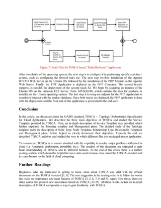 An overview of the OASIS TOSCA standard: Topology and Orchestration Specification for Cloud ...