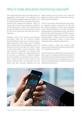 Trade Allocation Compliance | PDF