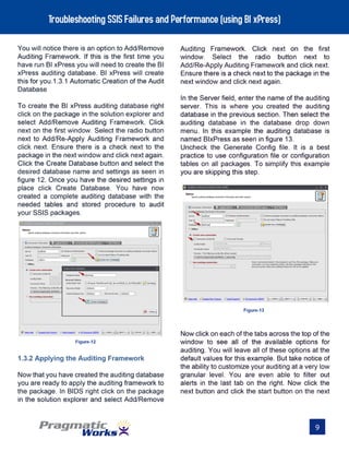 Whitepaper Troubleshooting SSIS Failures and Performance using BI xPress | PDF