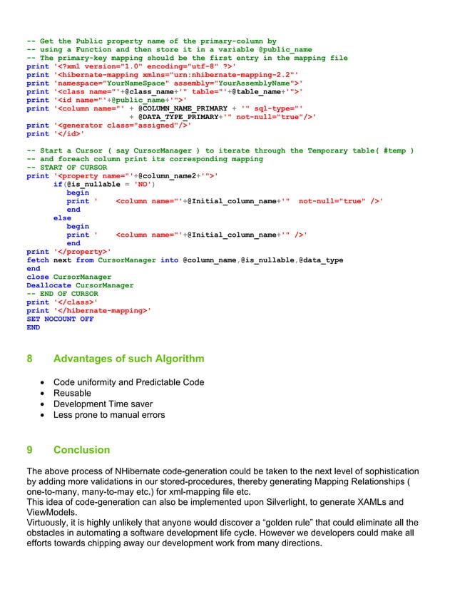 Code That Writes Code : Automatic Programming for NHibernate | PDF