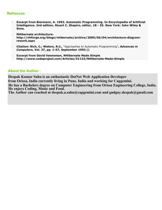 Code That Writes Code : Automatic Programming for NHibernate | PDF