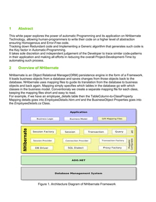 Code That Writes Code : Automatic Programming for NHibernate | PDF