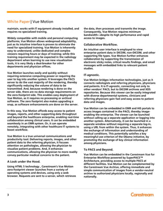 Vue Motion: Carestream’s Enterprise Access Viewer | PDF