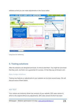 Whitepaper website optimization in 6 steps | PDF