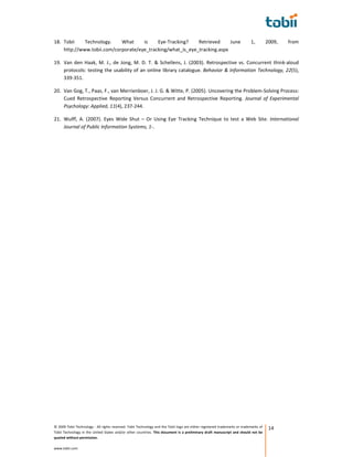 Using Retrospective Think Aloud With Eye Tracking Usability Testing | PDF
