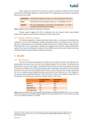 Using Retrospective Think Aloud With Eye Tracking Usability Testing | PDF