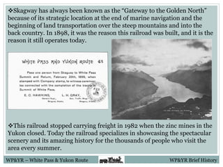 White Pass & Yukon Route | PDF