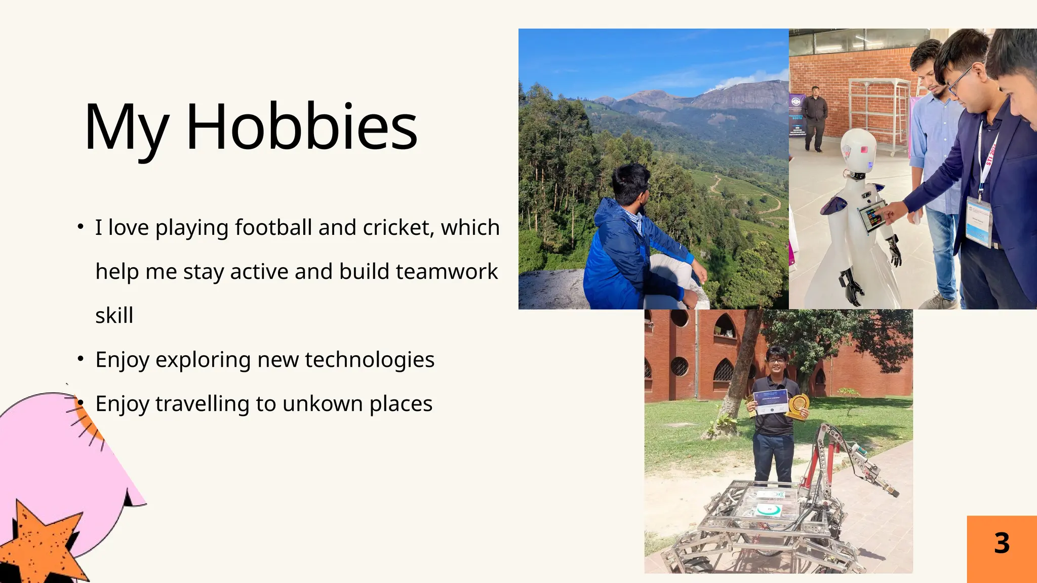 Telling about myself, hobbies and interest.pptx