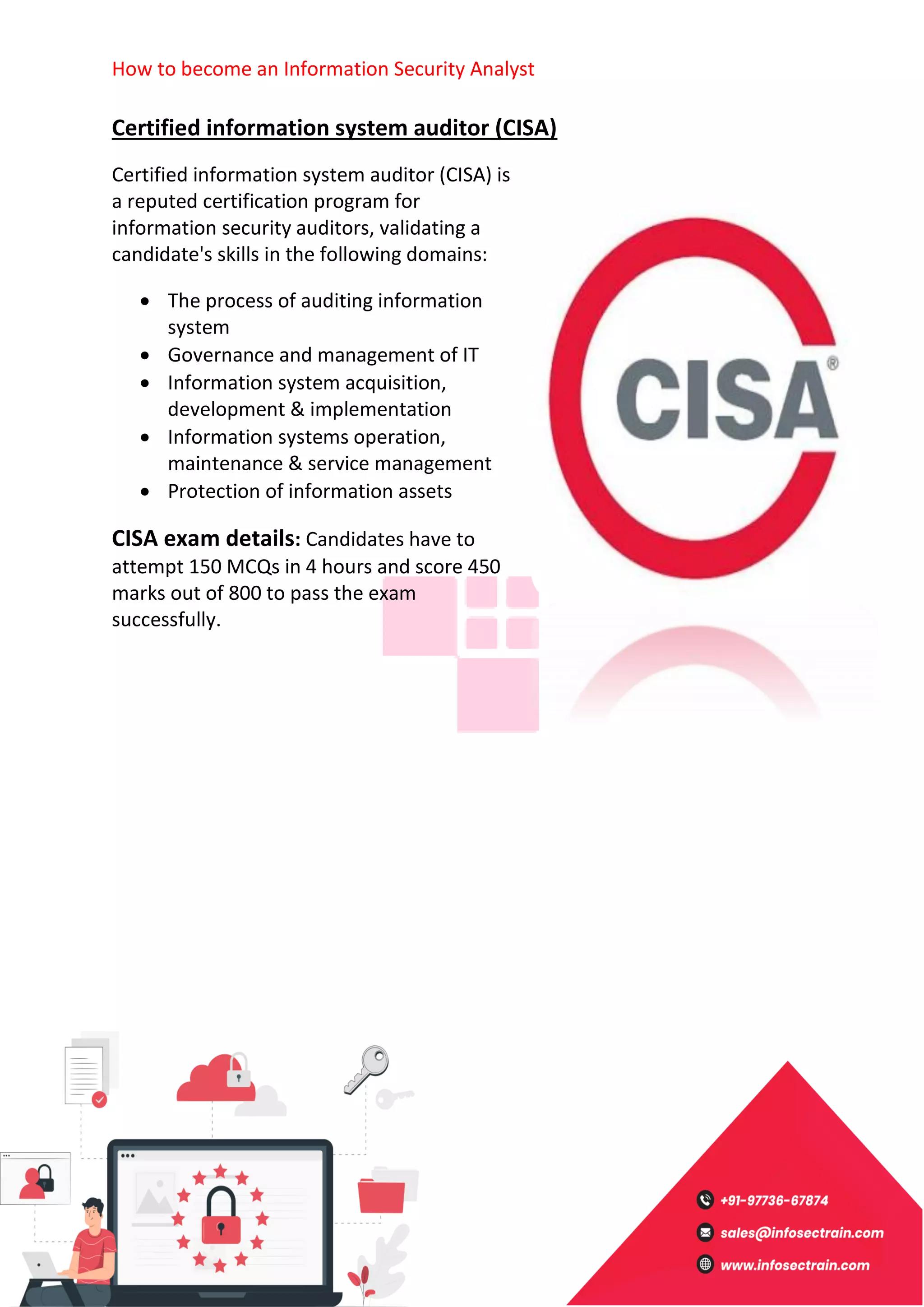 Information Security Analyst Infosec Train Pdf