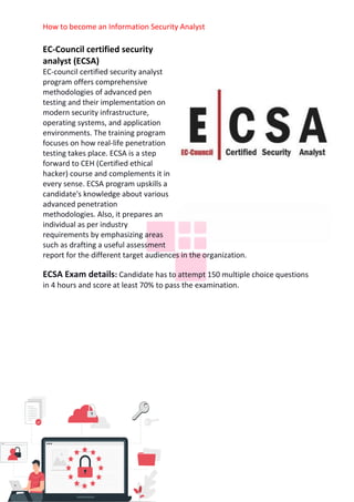 Information Security Analyst- Infosec train | PDF